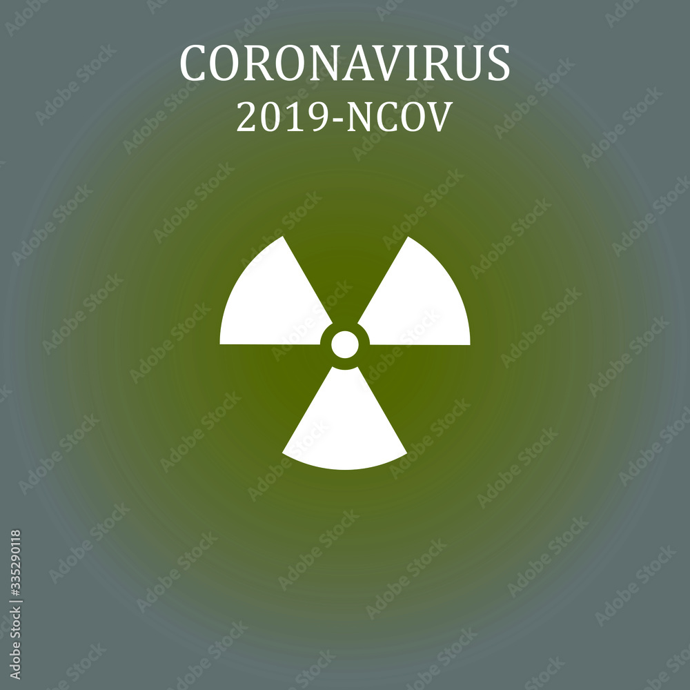 Covid-19 Biohazard warning poster. Danger and biohazard caution signs ...