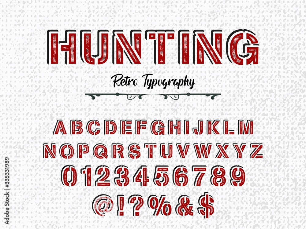 Alphabet font.Typeface.Script.Shadow Effect.Handcrafted handwritten ...