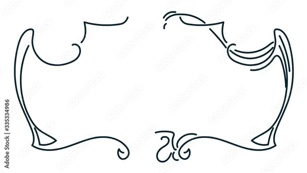 frame draw process isolated white board Stock Video | Adobe Stock