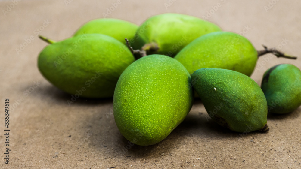 Kachi keri fruit also known as mango Stock Photo | Adobe Stock