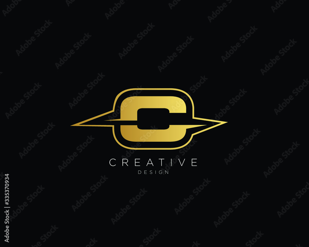 Letter C Logo Design, Gaming Letter C Logo Stock Vector | Adobe Stock