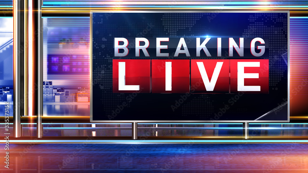News 3D rendering background is perfect for any type of news or ...