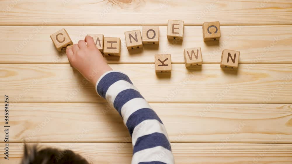 Coronavirus COVID-19 word made from wooden cubes. SARS-COV-2, Pandemic ...