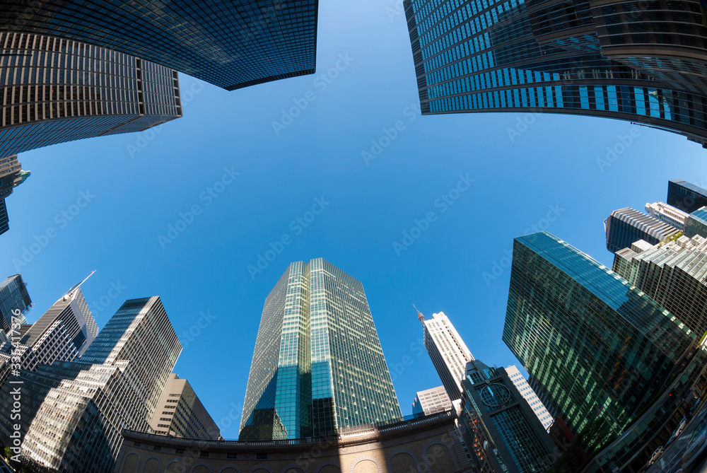 Bright Blue Sky City