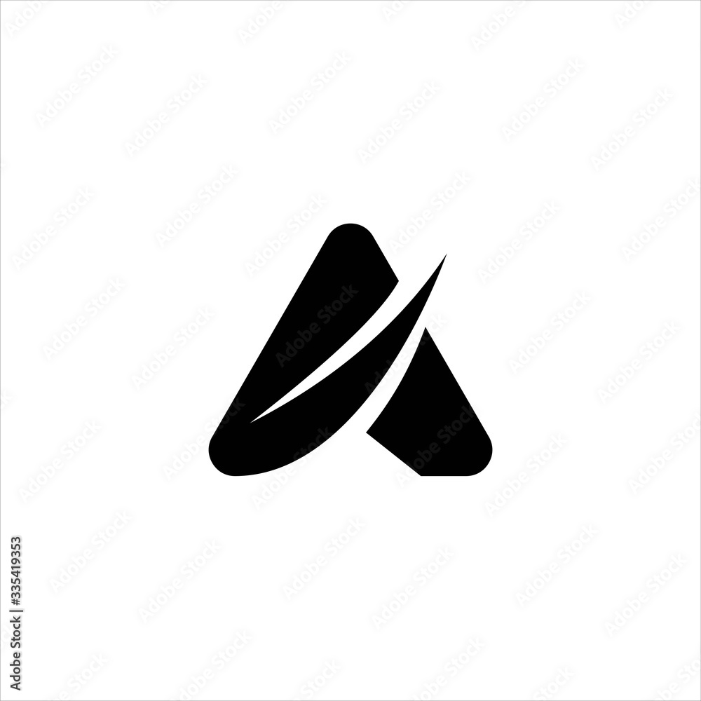 Letter A logo design vector image letter a arrow logo design Vector ...