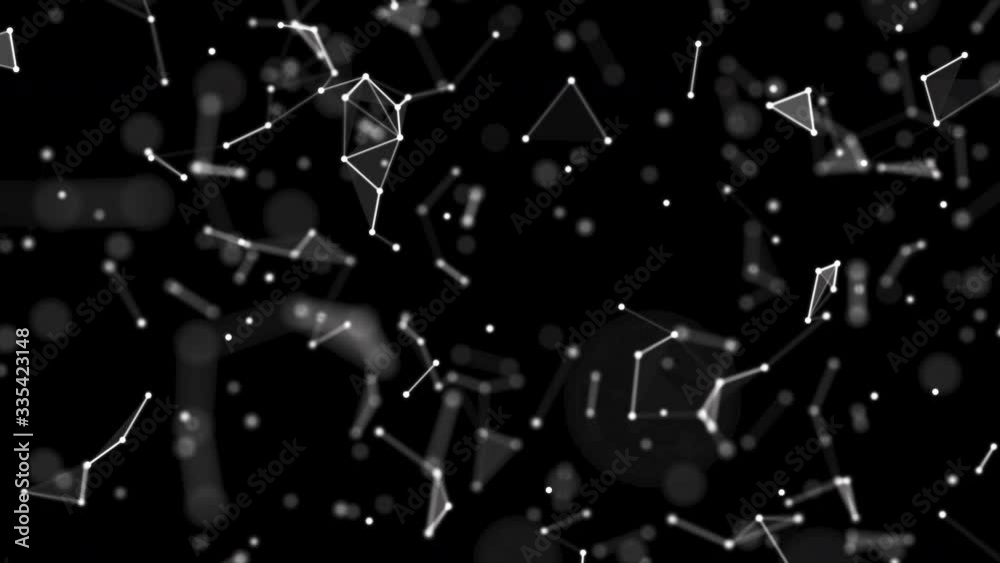 Slow motion lines and dots Stock ビデオ | Adobe Stock