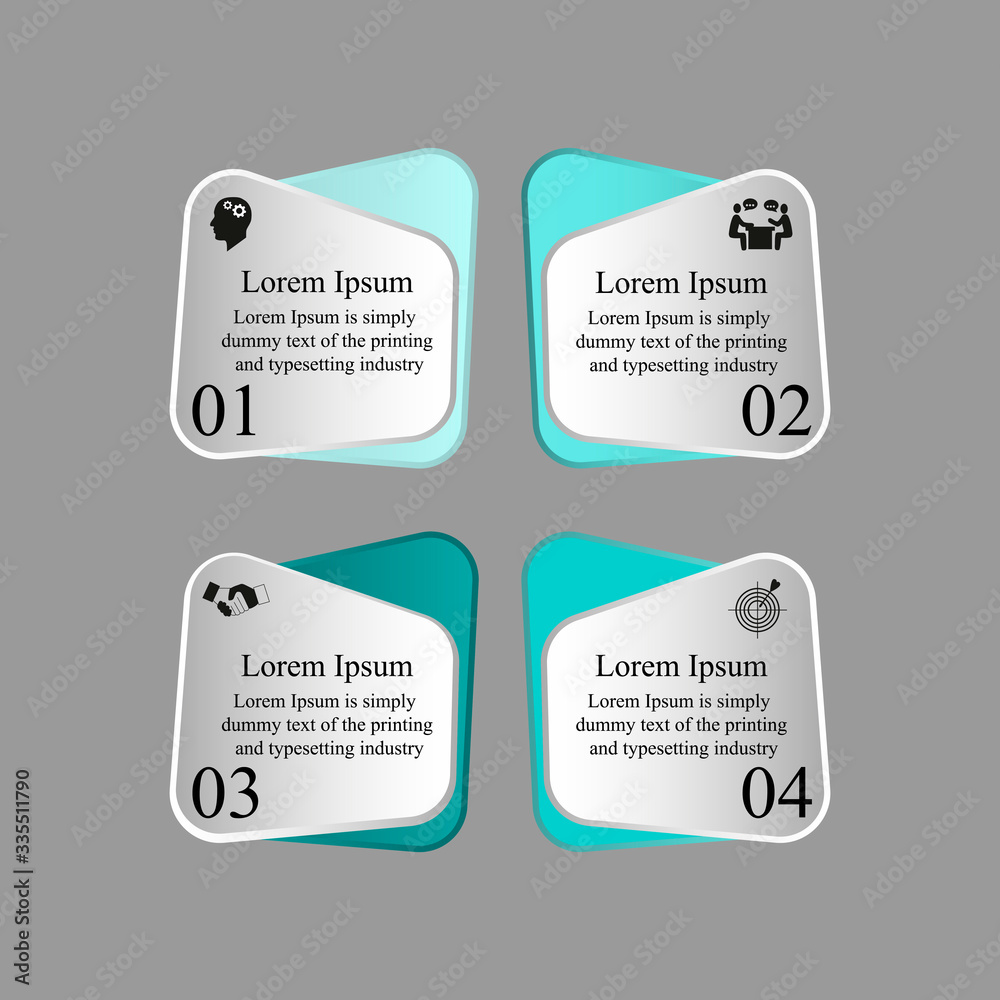 Wusiness data visualization, infographics. Scheme of the process of ...
