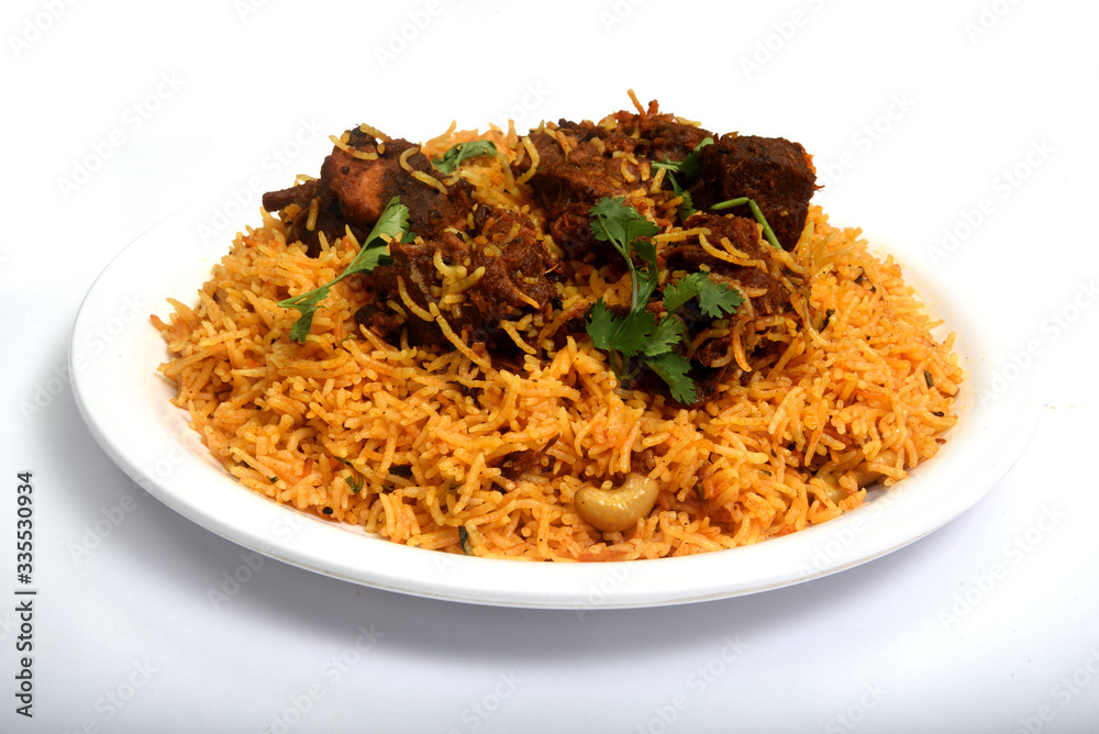 Mutton Biryani Stock Photo | Adobe Stock