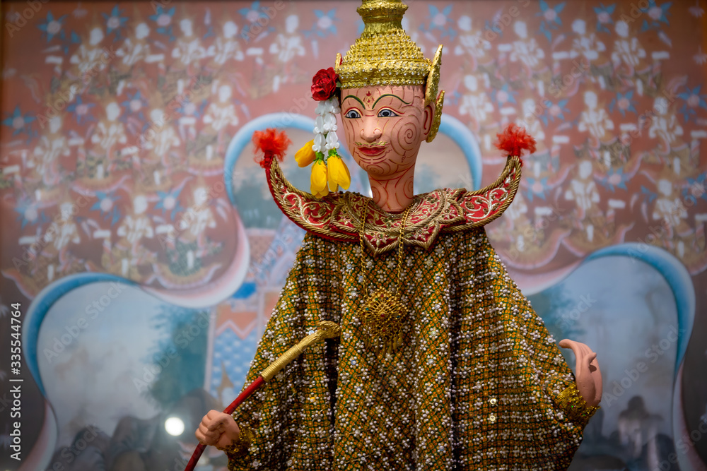 Thai Land Puppet Theater "Ravana",Traditional Thai Khon puppet ...