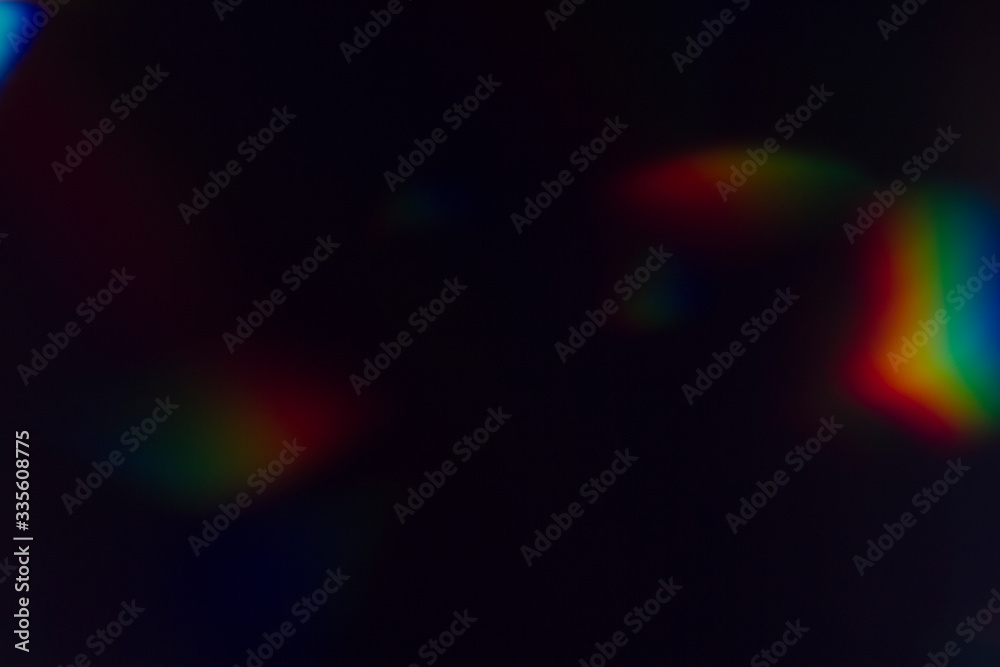 Light leak texture on black background. Stock Photo | Adobe Stock