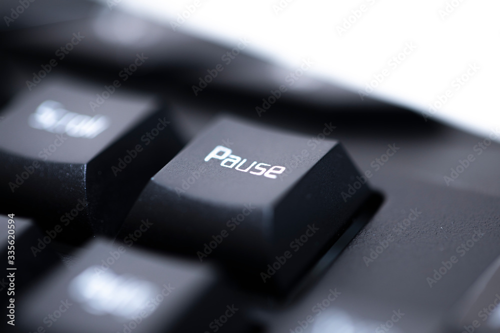 pause key Stock Photo | Adobe Stock