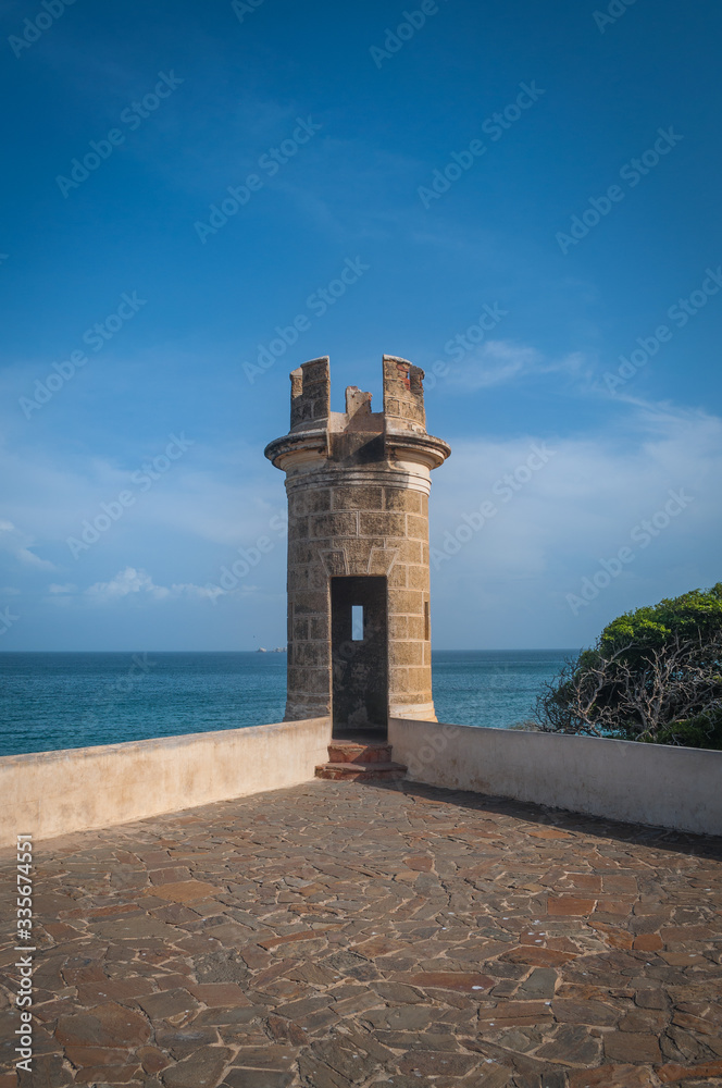 tower of the old castle Stock Photo | Adobe Stock