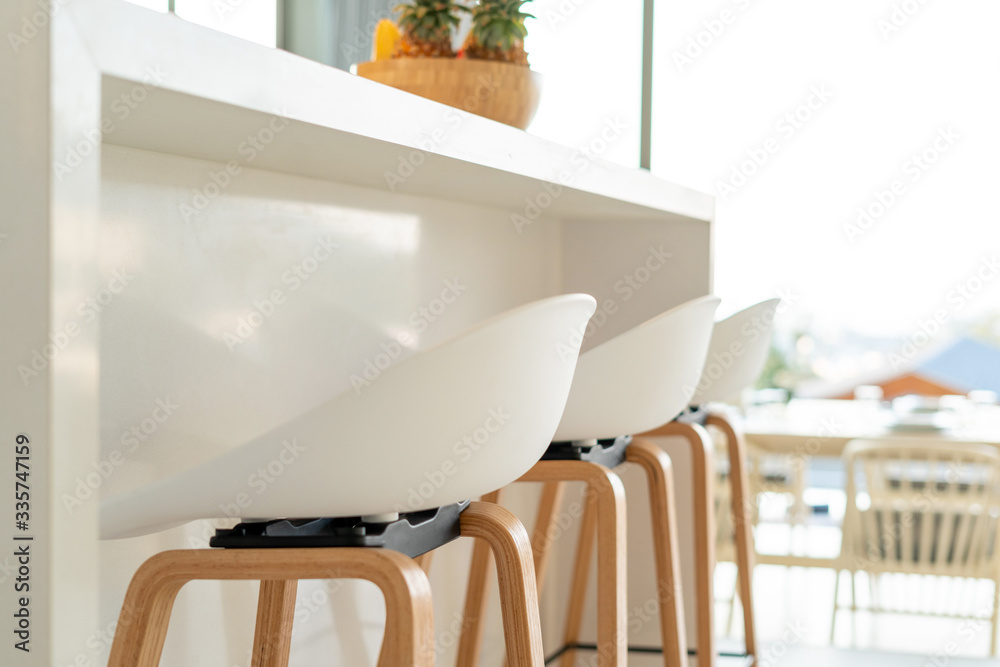 Interior design of pool villa, house, home, condo and apartment feature ...