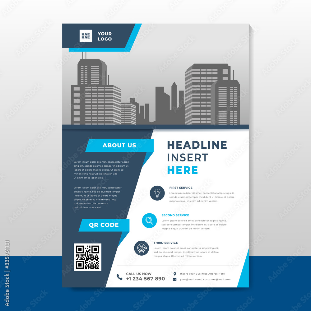 Corporate business flyer poster pamphlet brochure cover template design ...