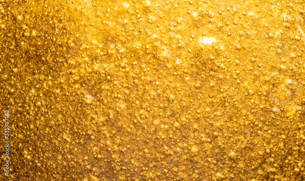 gold glitter background. abstract background of gold bubbles. Stock ...