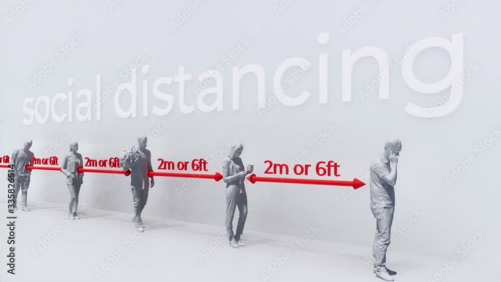 Video „Abstract graphic representation of unrecognizable people keeping ...