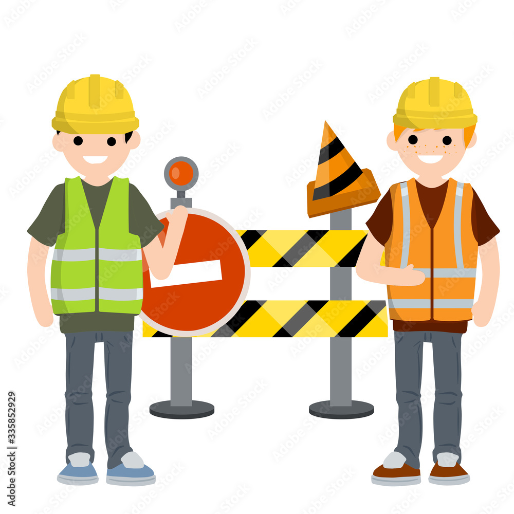 Road Construction Worker Clip Art