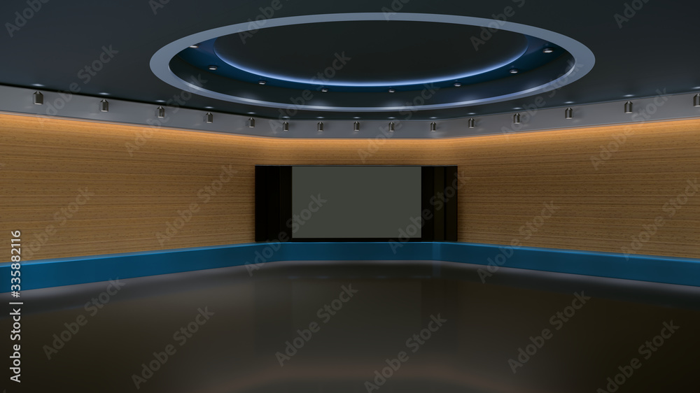 Virtual 3D Studio Stock Illustration | Adobe Stock