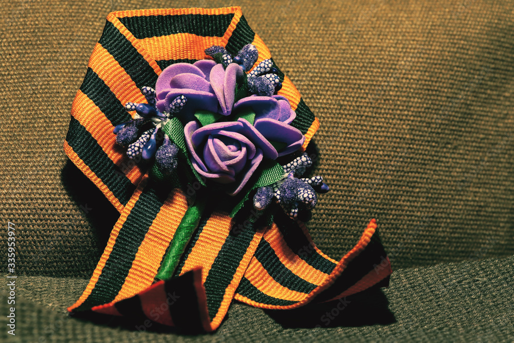 The St. George ribbon is one of the main attributes of Victory Day in ...