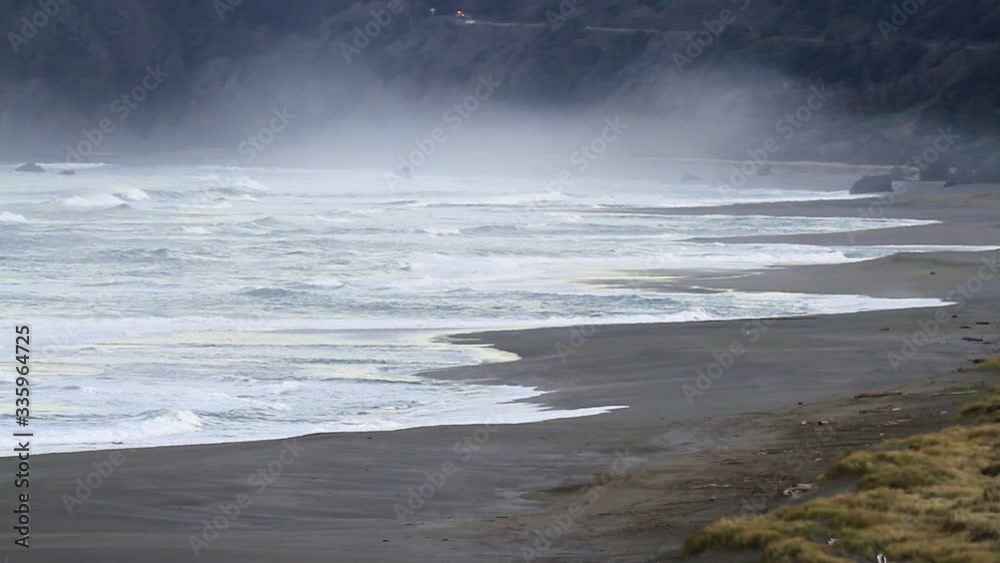 Vídeo do Stock: The wild Oregon coast offering a relaxin and dramatic ...