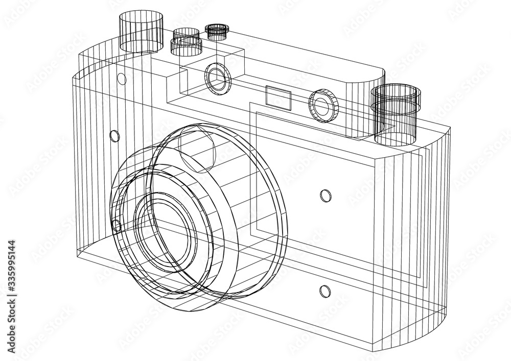 Camera - blueprint Stock Photo | Adobe Stock