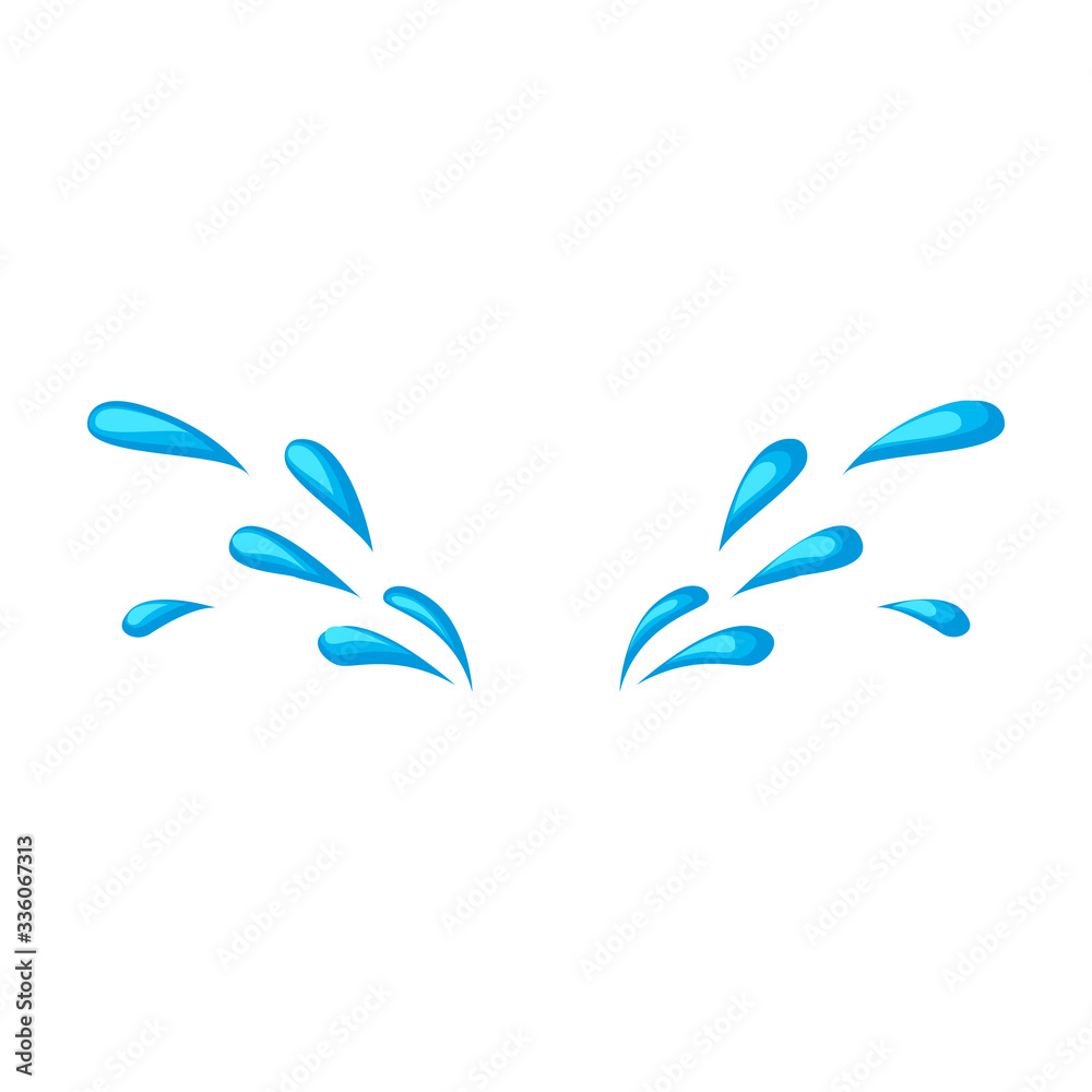 Tears vector icon.Cartoon vector icon isolated on white background ...
