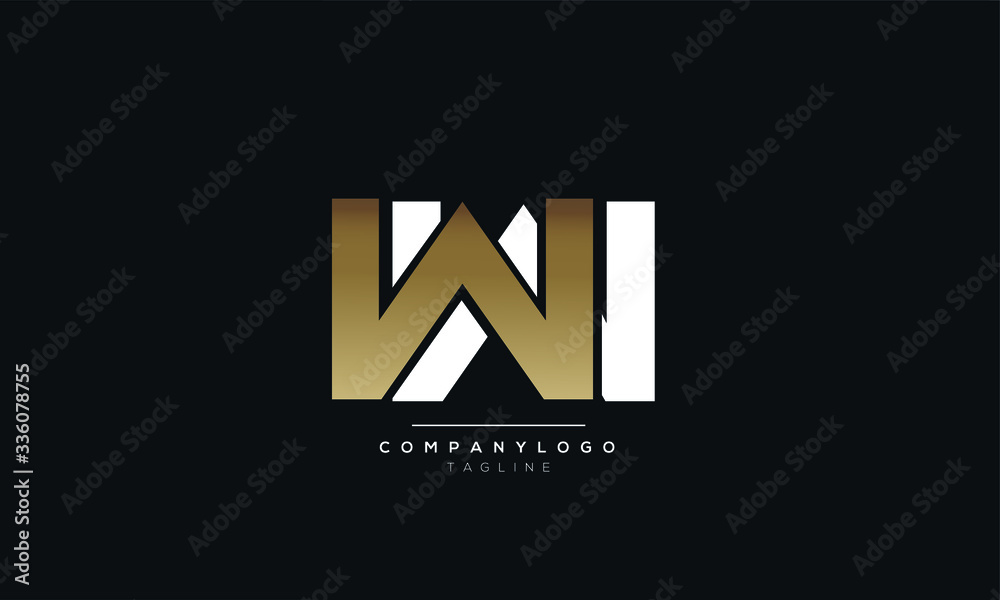 Letter WW minimal elegant monogram art logo. Outstanding professional ...