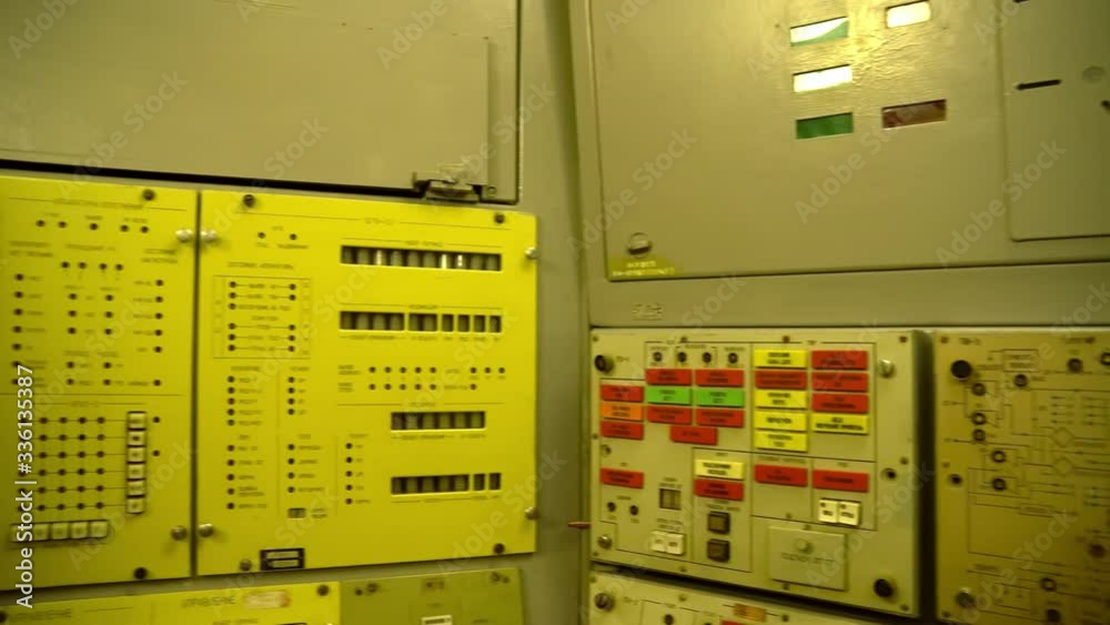 soviet control panel for launching intercontinental ballistic missiles ...