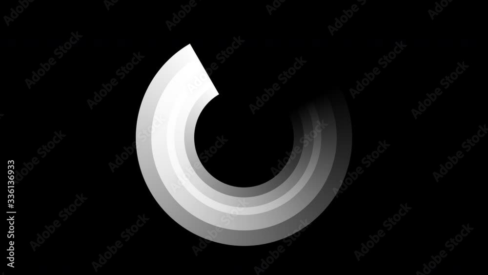Round loading icon. Interface for loading and waiting for a connection. Alpha channel.A blue ...
