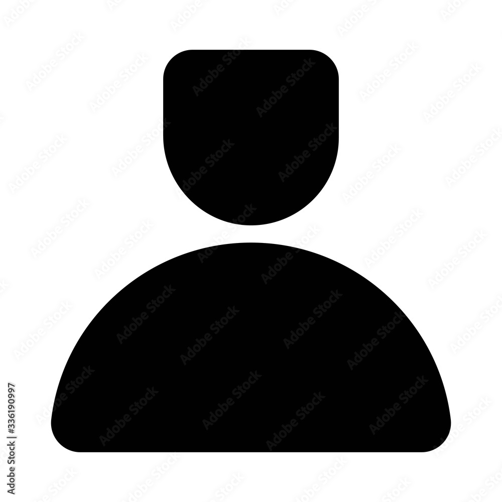 User icon. Social media profile picture sign. Avatar symbol. Stock ...