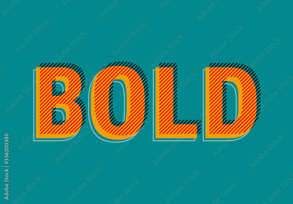 Offset Text Effect Mockup Stock Template | Adobe Stock Offset Text Effect Mockup Stock Template | Adobe Stock
