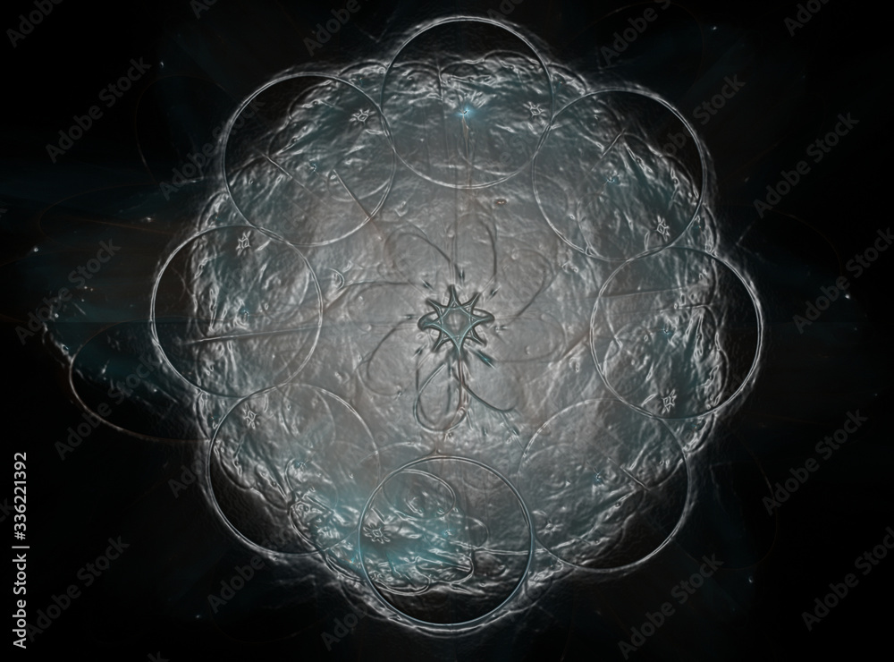 Geometry of Space series. Visually attractive backdrop made of ...