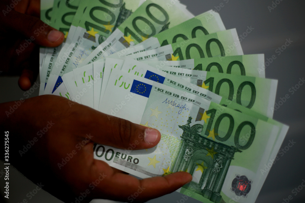 Euro cedulas Stock Photo | Adobe Stock