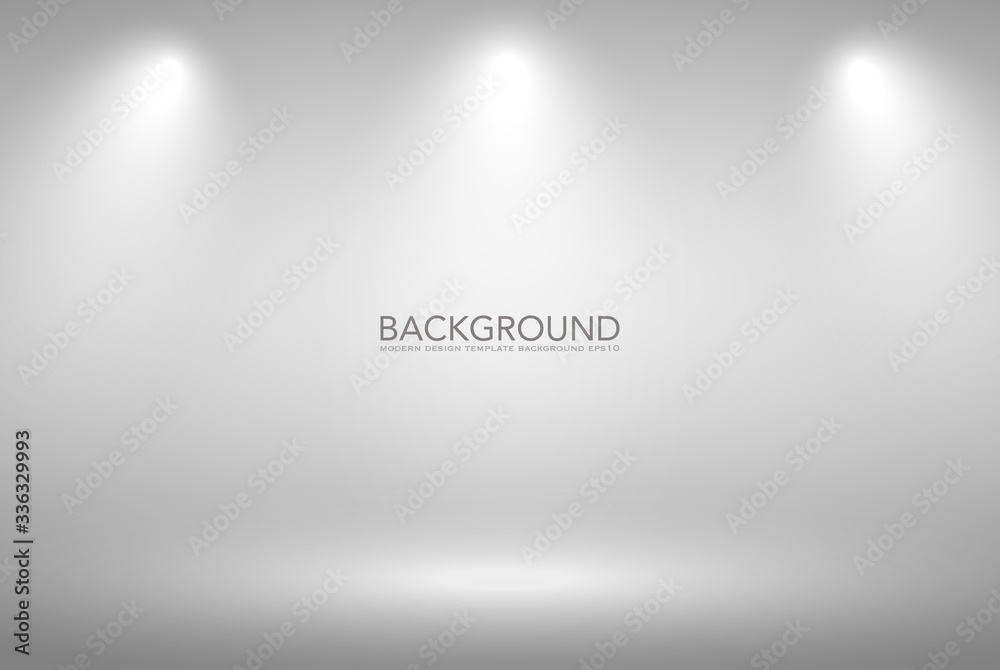 Abstract gray background. Grey gradient background blank trade show ...
