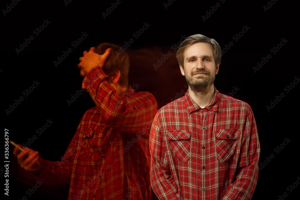 Calm outside, looser sad inside. The versatility of man - opened ...