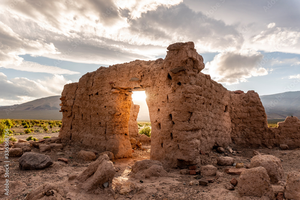 Refugio pastos largos Atacama Stock Photo | Adobe Stock