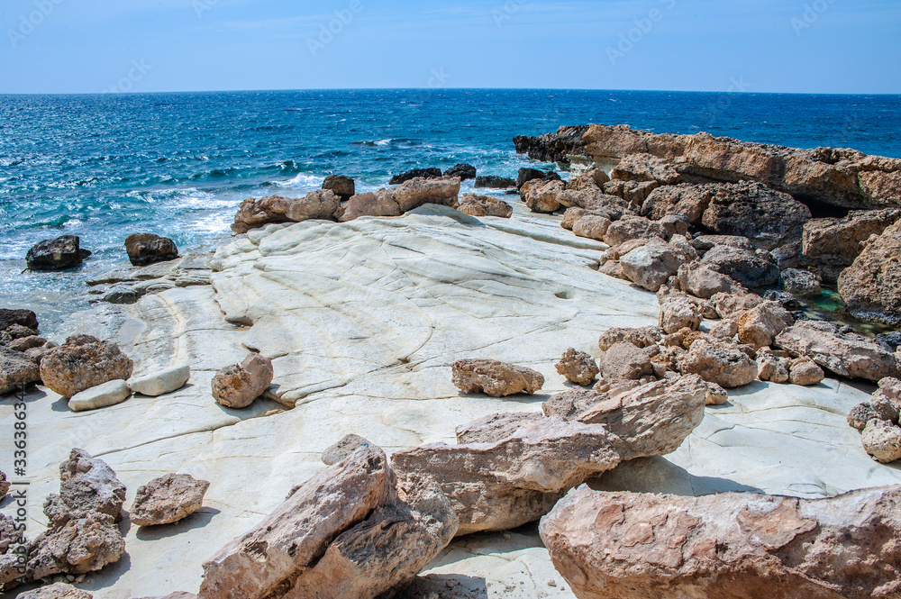 Cape Drepano on the west coast of Cyprus is an amazing natural ...