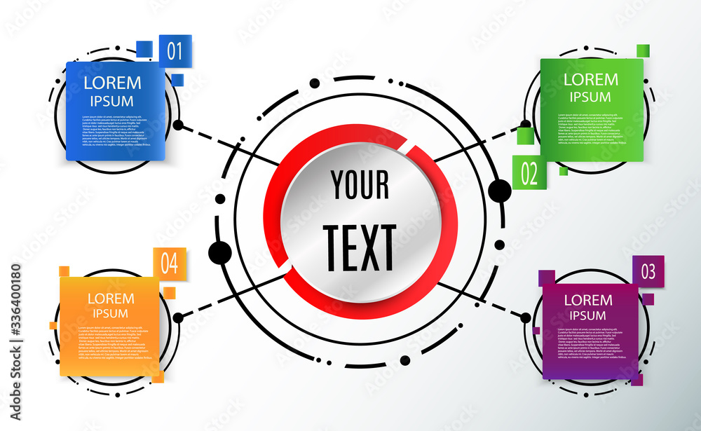 Infographic data visualization .Vector illustration of infographics on ...