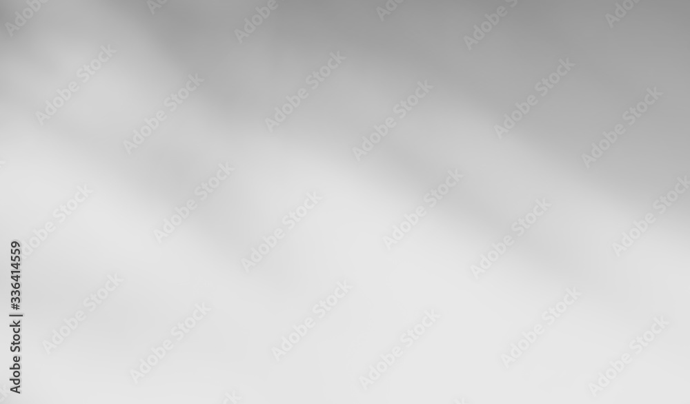 Abstract Shadows, blurred background of gray leaves and natural trees ...