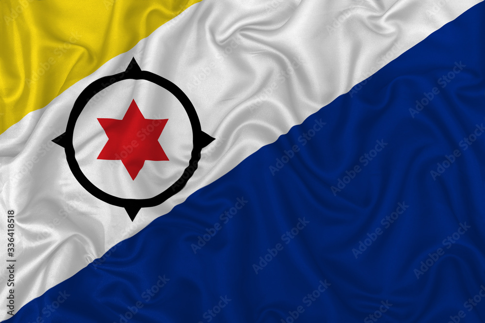 Bonaire island flag Stock Illustration | Adobe Stock