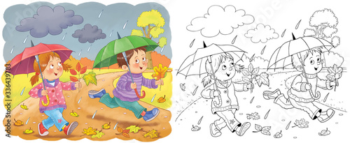 The Four Seasons Coloring Pages For Preschoolers