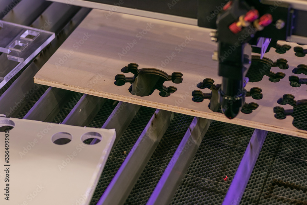 Death icons and symbols carved out from a thin sheet of wood. Laser cnc ...