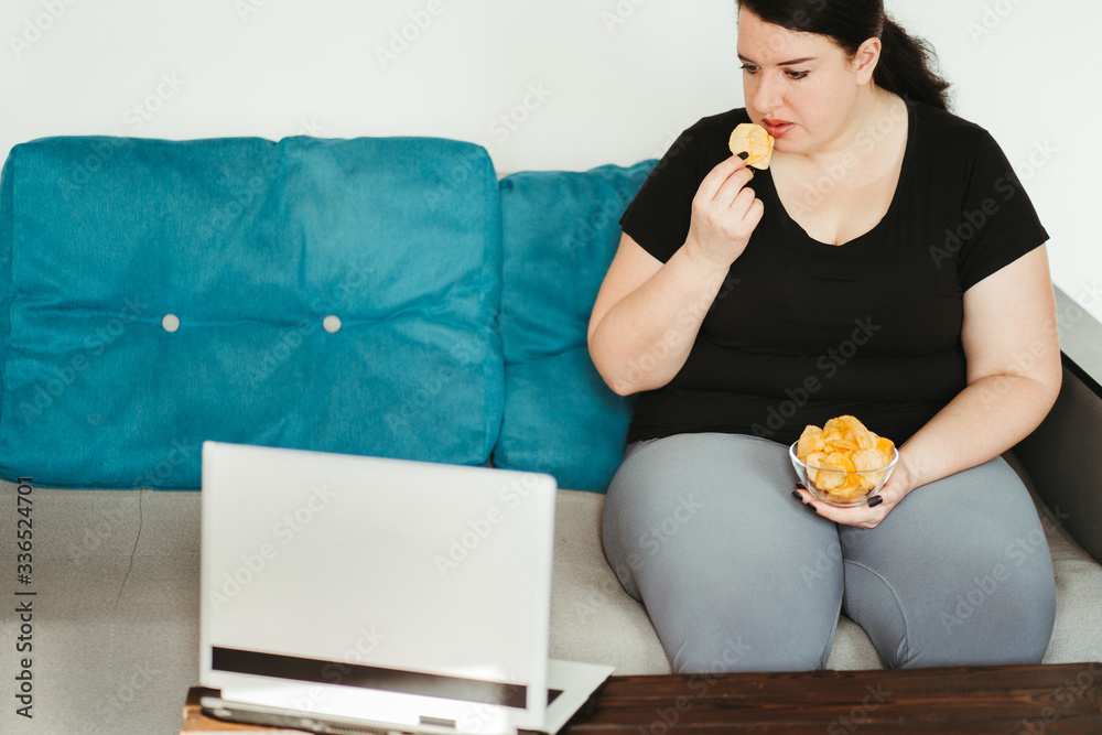 Mindless snacking, home sedentary lifestyle, compulsive overeating ...