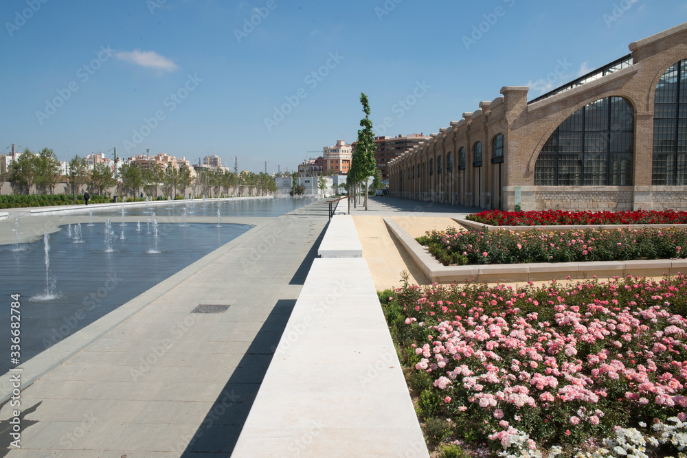 Parque Central de Valencia - Central Park of Valencia Stock Photo ...
