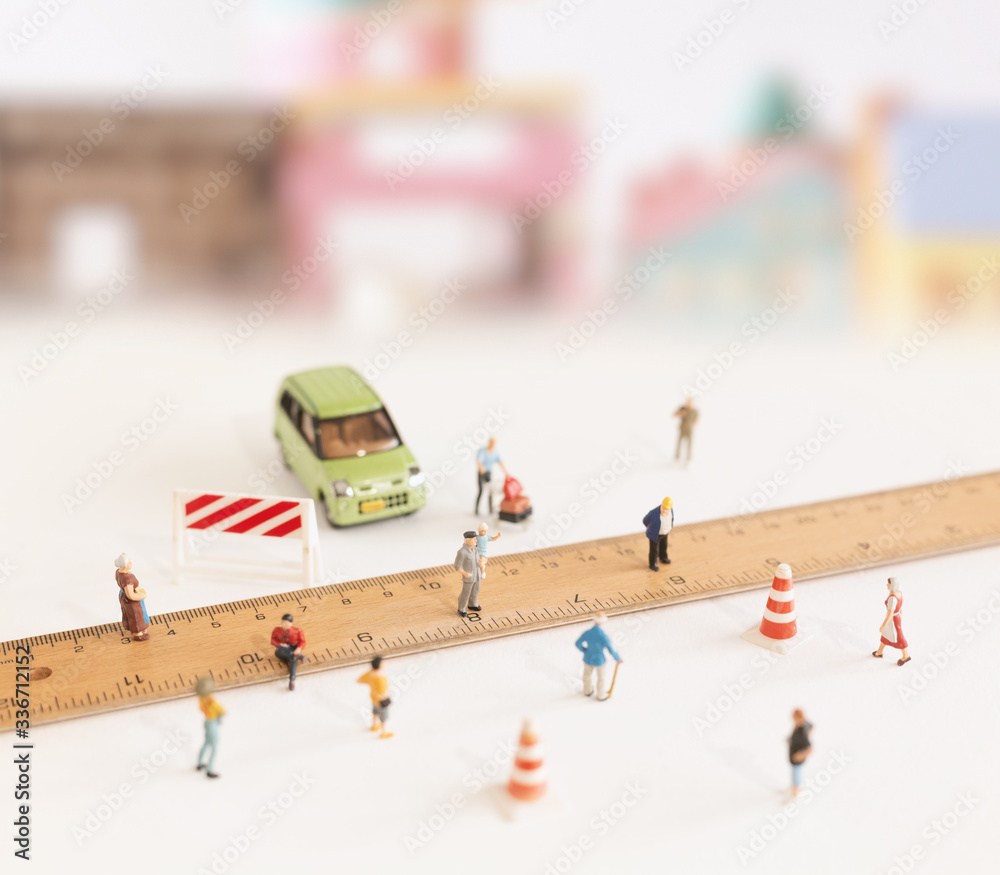 Social distancing, keep distance in public to protect COVID-19 ...