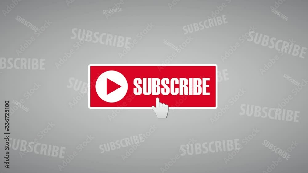 Animation of a Subscribe Button. Choose your favourite Subscribe Button ...
