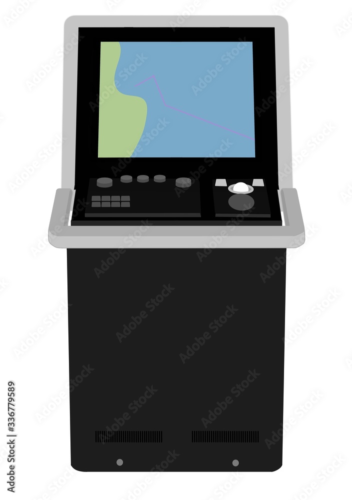 ECDIS Electronic Chart Display and Information System Stock ...