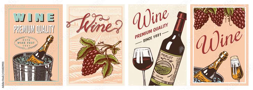 Vintage Italian Wine Labels