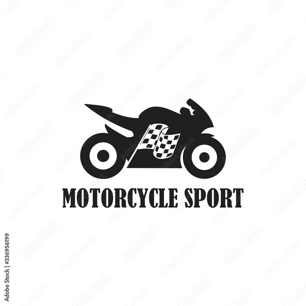 Motorcycle Sport Logo Vector and Templates Stock Vector | Adobe Stock
