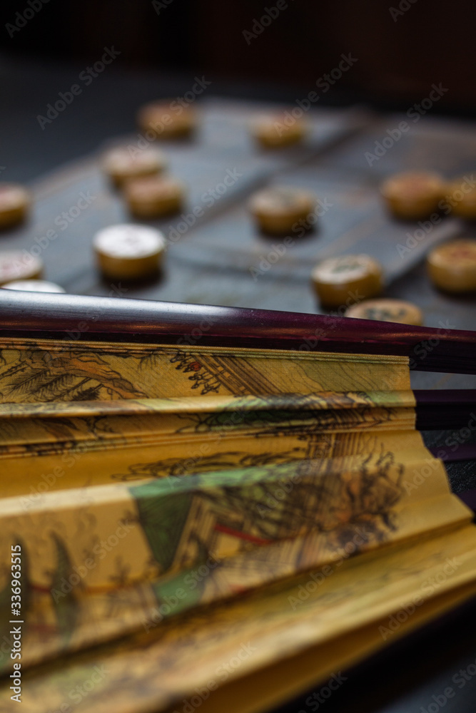 Xiangqi. Chinese traditional game. Chinese chess. Board game. Stock ...